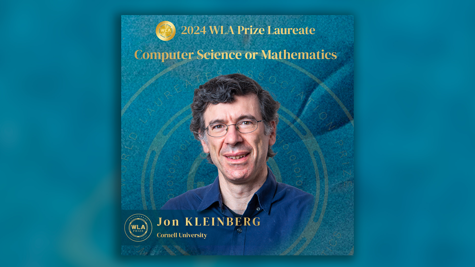 Kleinberg receives World Laureates Association Prize | Cornell Bowers